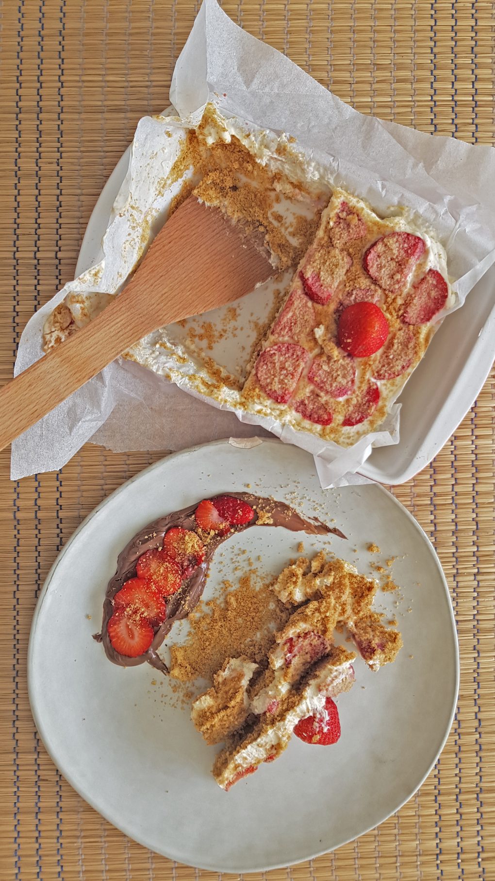 Strawberry Cream "Shortcake" Slices | Mama Lotties | Gibraltar's Recipe ...
